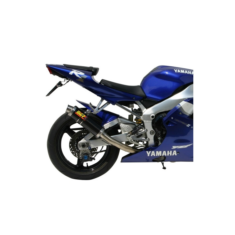 Muffler Street Legal GP cylindrical Carbon Yamaha R1 98-01