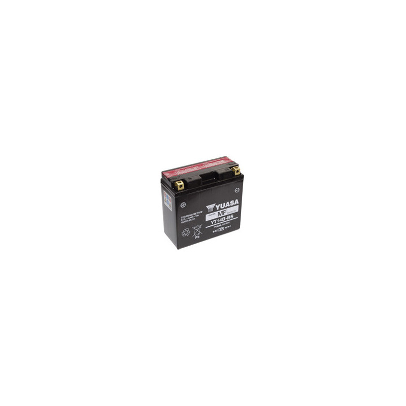 Batterie Yuasa YT14B-BS 12A, positif Gauche
