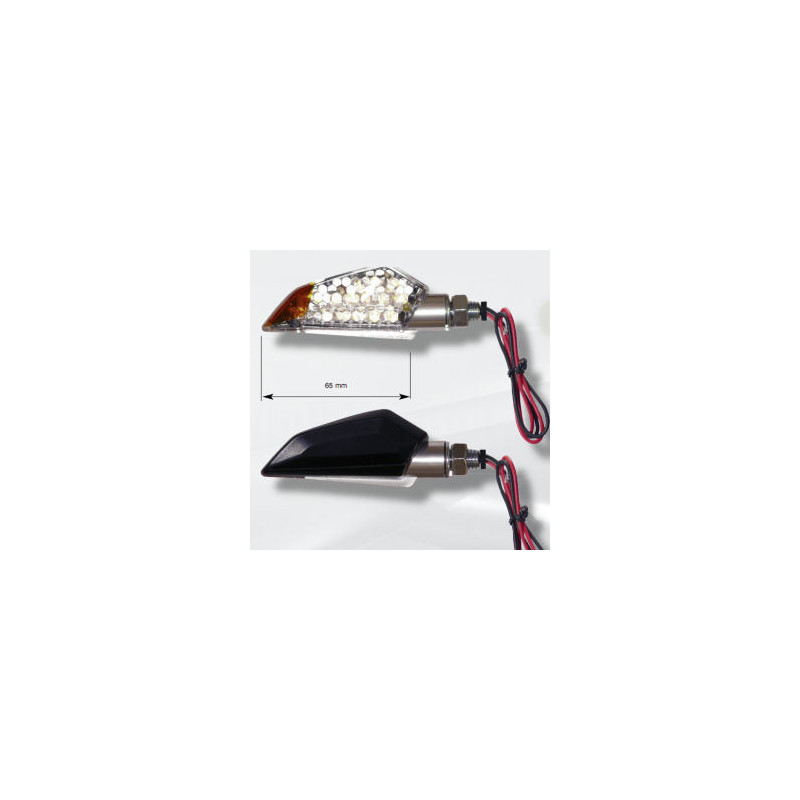 Frecce "Rever Style" Far Omologata Led in alluminio e ABS (2 pezzi)