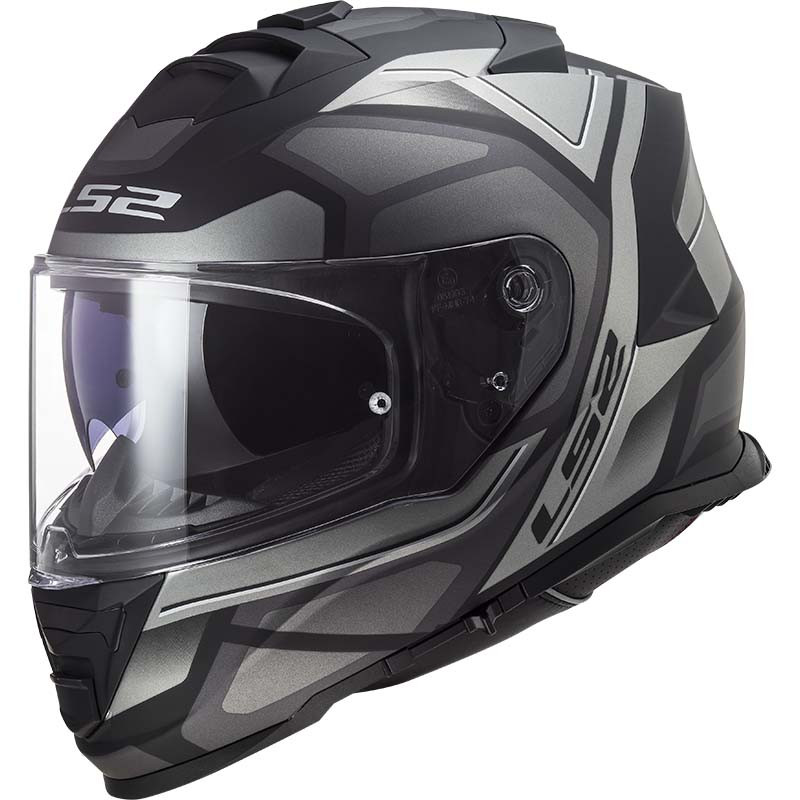 LS2 full face helmet FF800 Storm faster matt titanium