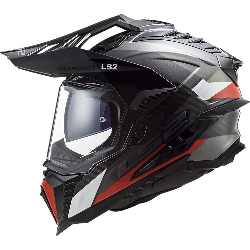 Casco Enduro LS2 MX701 EXPLORER C frontier rosso