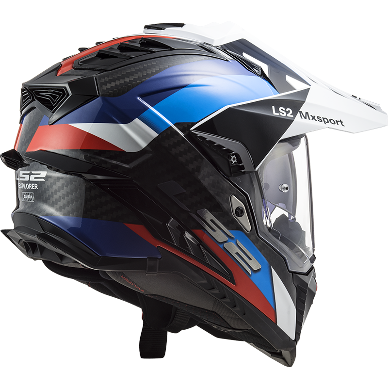 Casco Enduro LS2 MX701 EXPLORER C frontier blu