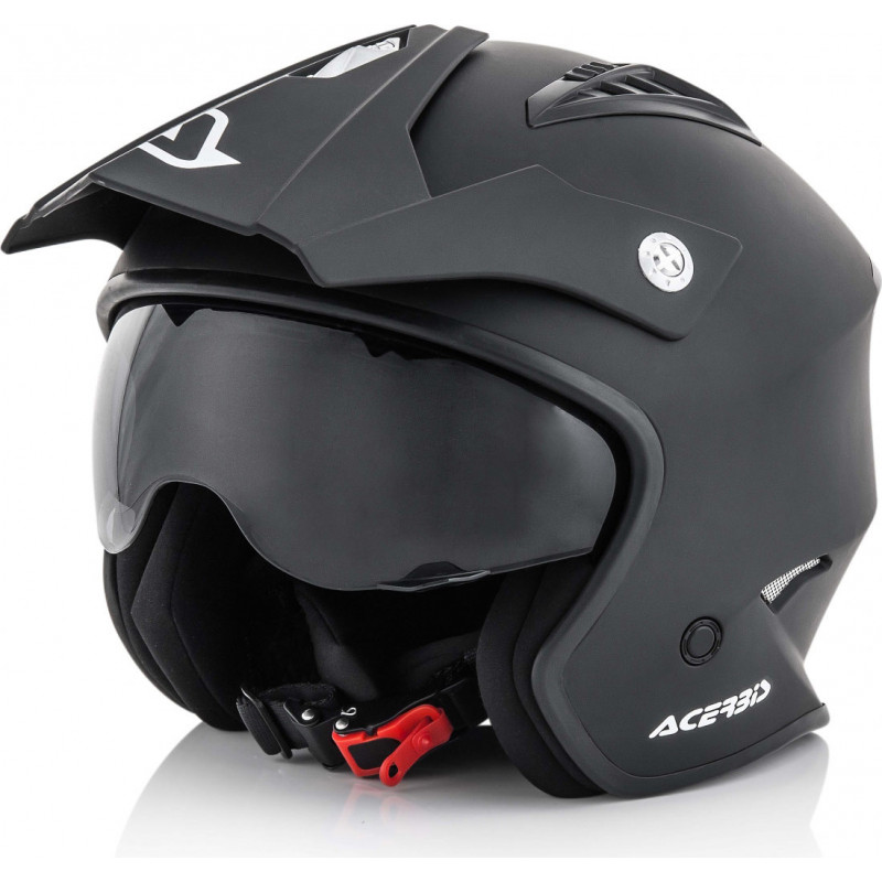 Casque Acerbis trial Jet aria noir mat