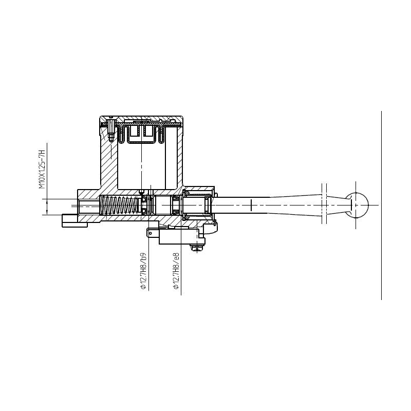 BRAKE MASTER CYLINDER whit 12.7 piston