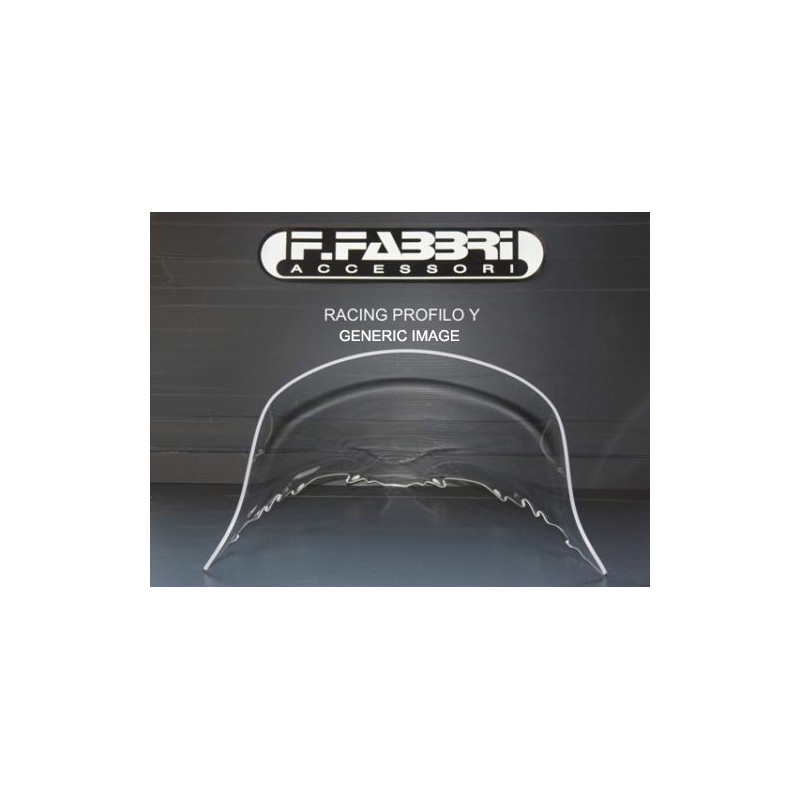 Fabbri racing screen "Solo Pista" clear for Yamaha R6 06-07