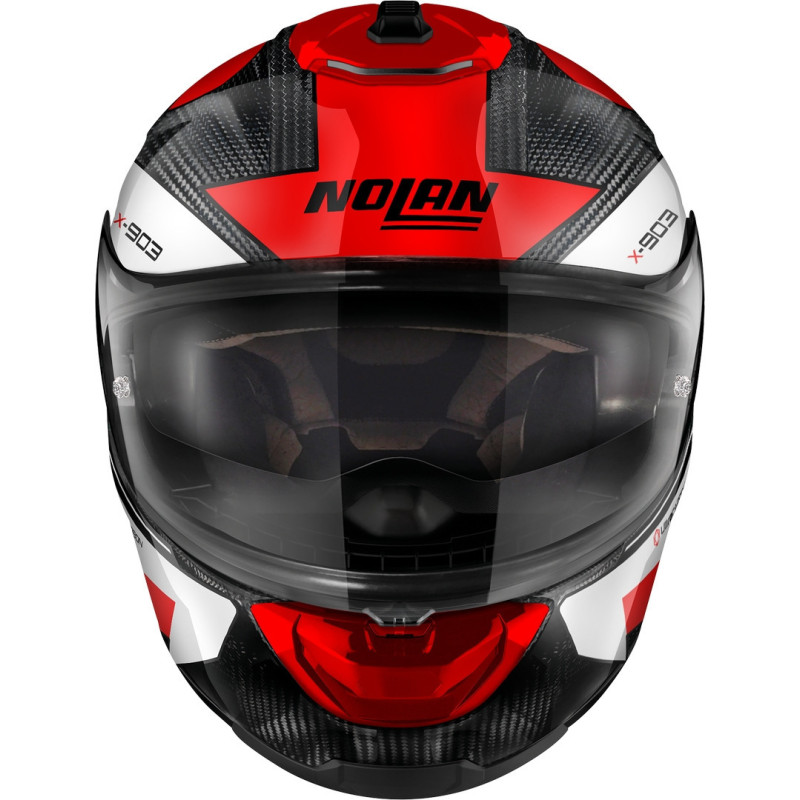 Full face helmet Nolan X-903 ULTRA CARBON red white
