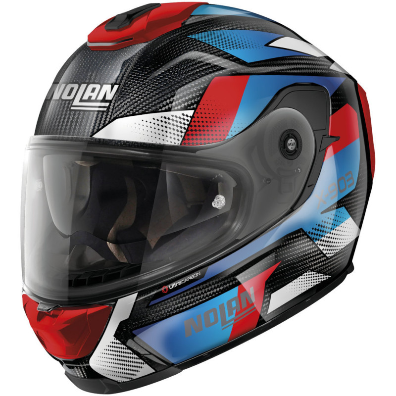 Full face helmet Nolan X-903 ULTRA CARBON blue red white