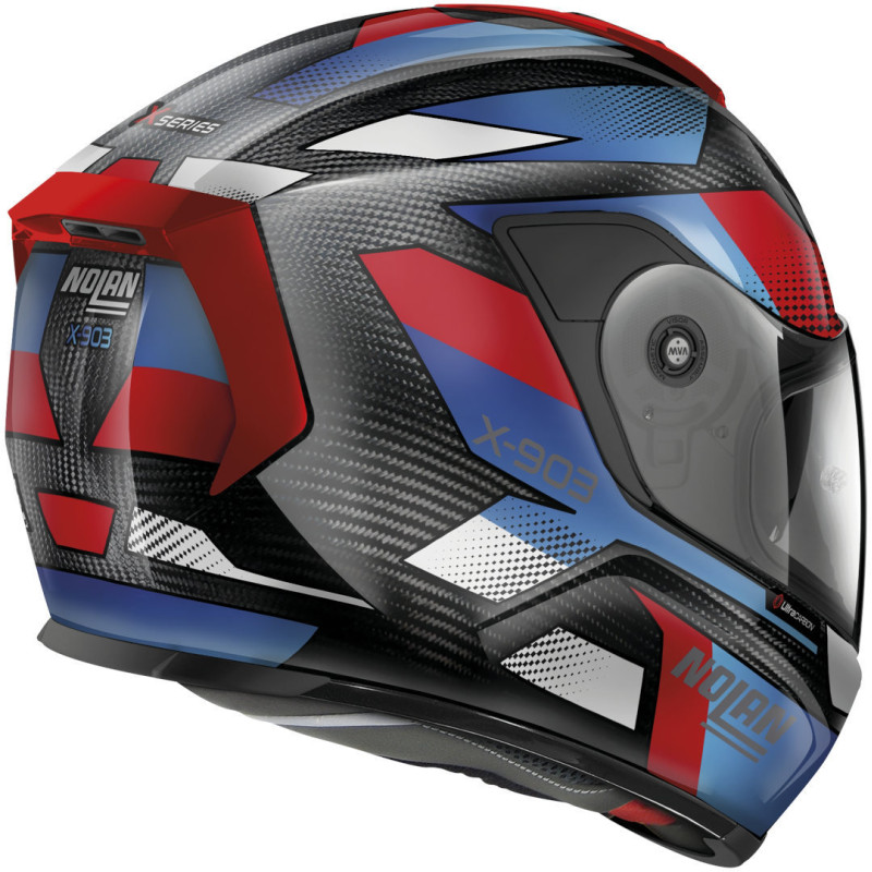 Full face helmet Nolan X-903 ULTRA CARBON blue red white