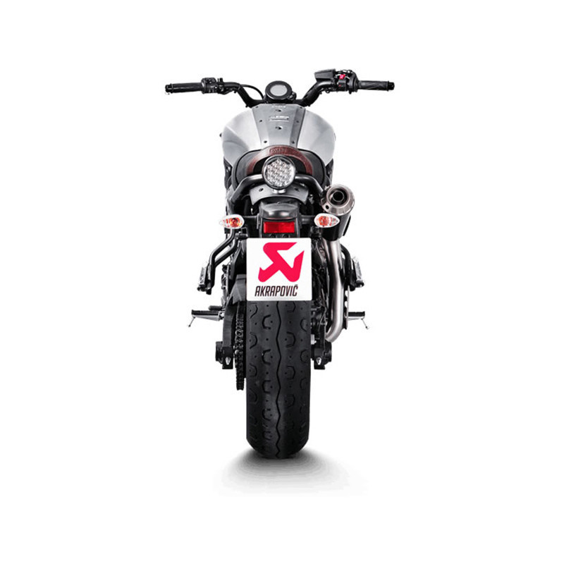 AKRAPOVIC COMPLETE EXHAUST SYSTEM INOX STREET LEGAL YAMAHA MT-07 Yamaha ...