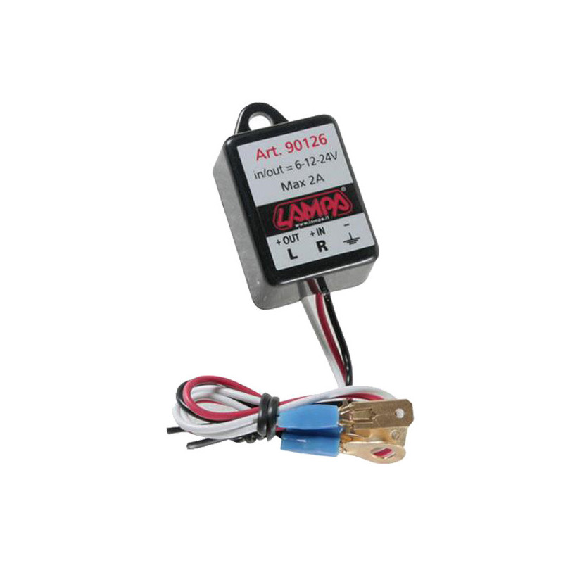 Electronic flasher device for led indicators