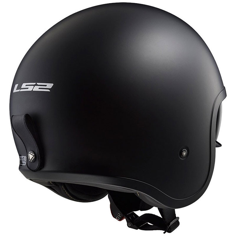 LS2 Helmet open face Spitfire OF599 Solid matt black