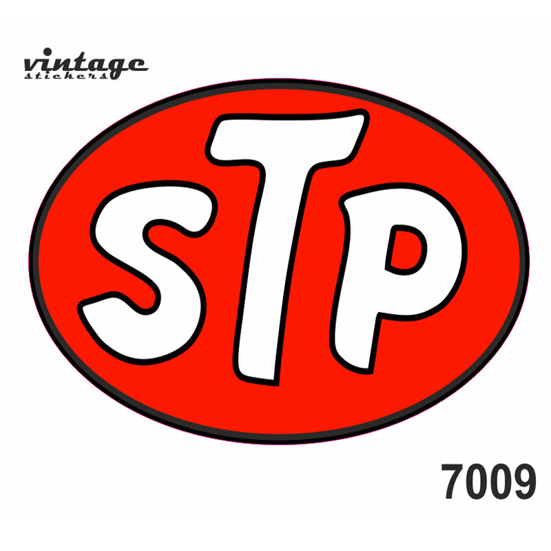 Stickers moto vintage STP 10X12 cm
