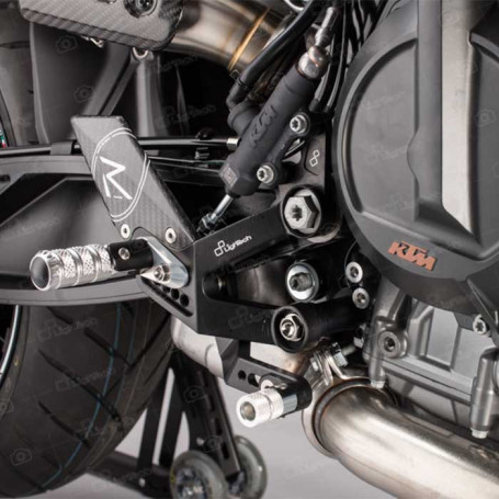 LIGHTECH REAR SETS R Version for KTM 790 DUKE 18-19 FIXED FOOTREST