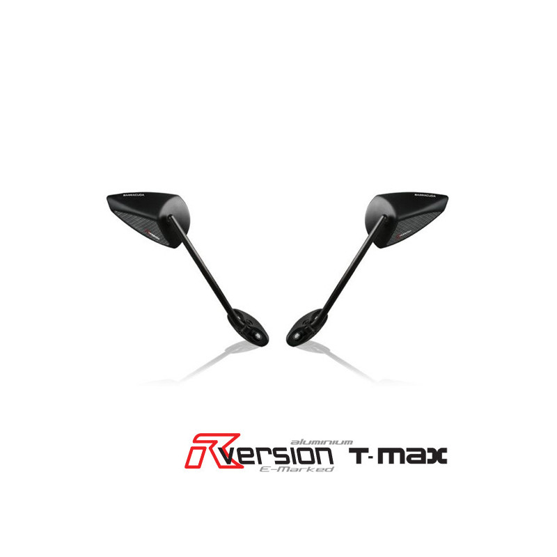 Barracuda Mirrors Street Approved T-Version Yamaha T-Max 500 08-11 (pair)